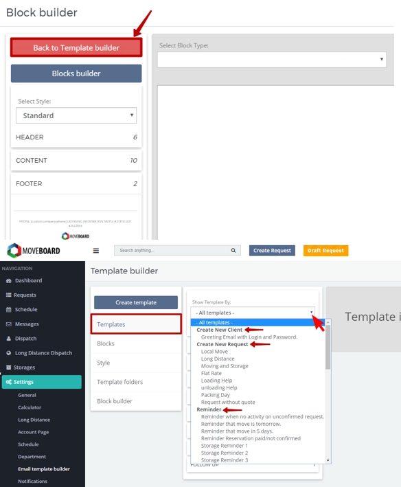 How to Set Up Email Templates (Training 3) – MoveBoard Documentation